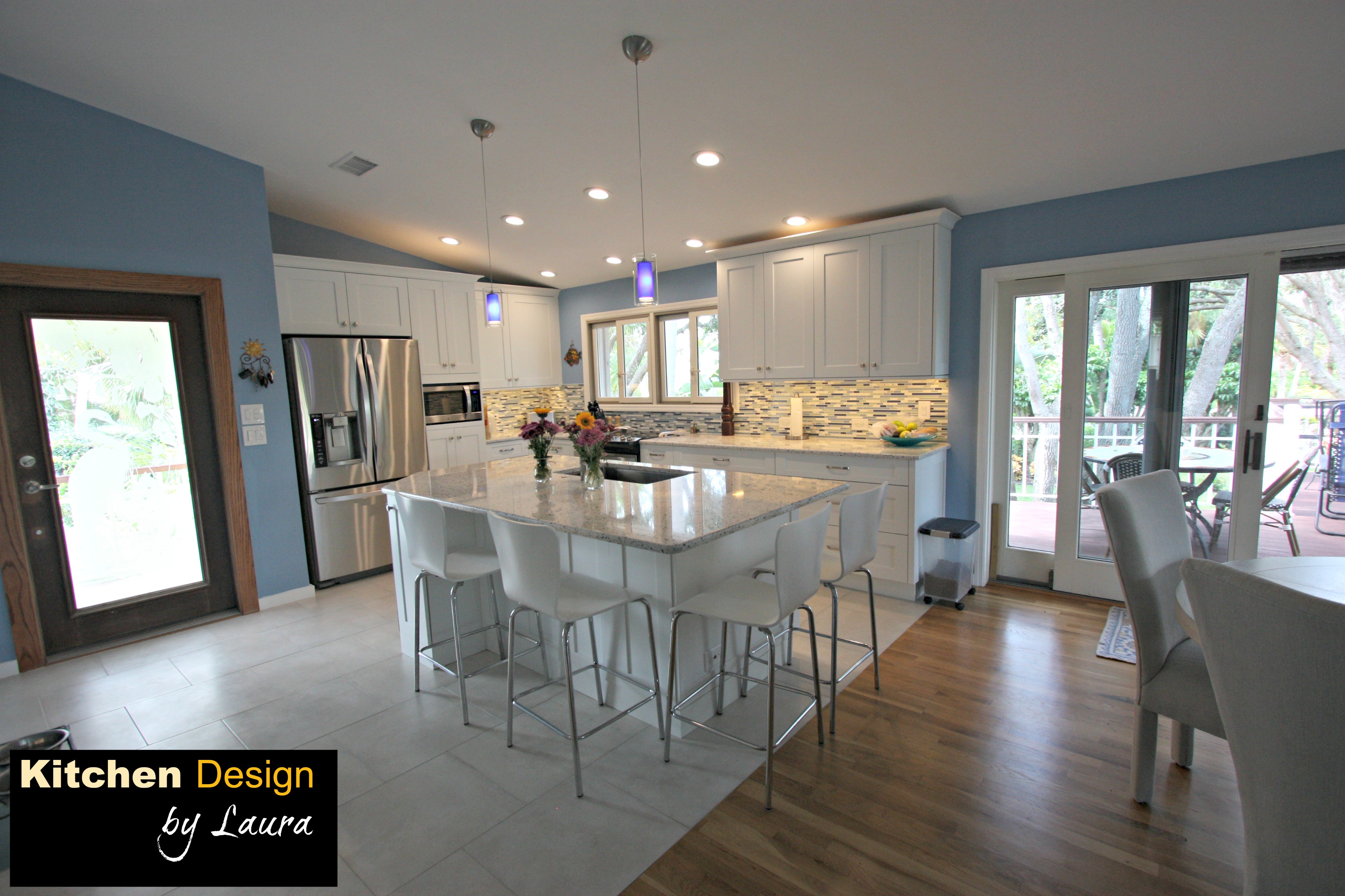 Casey Key Beach House Kitchen Remodel | Kitchen Design by Laura